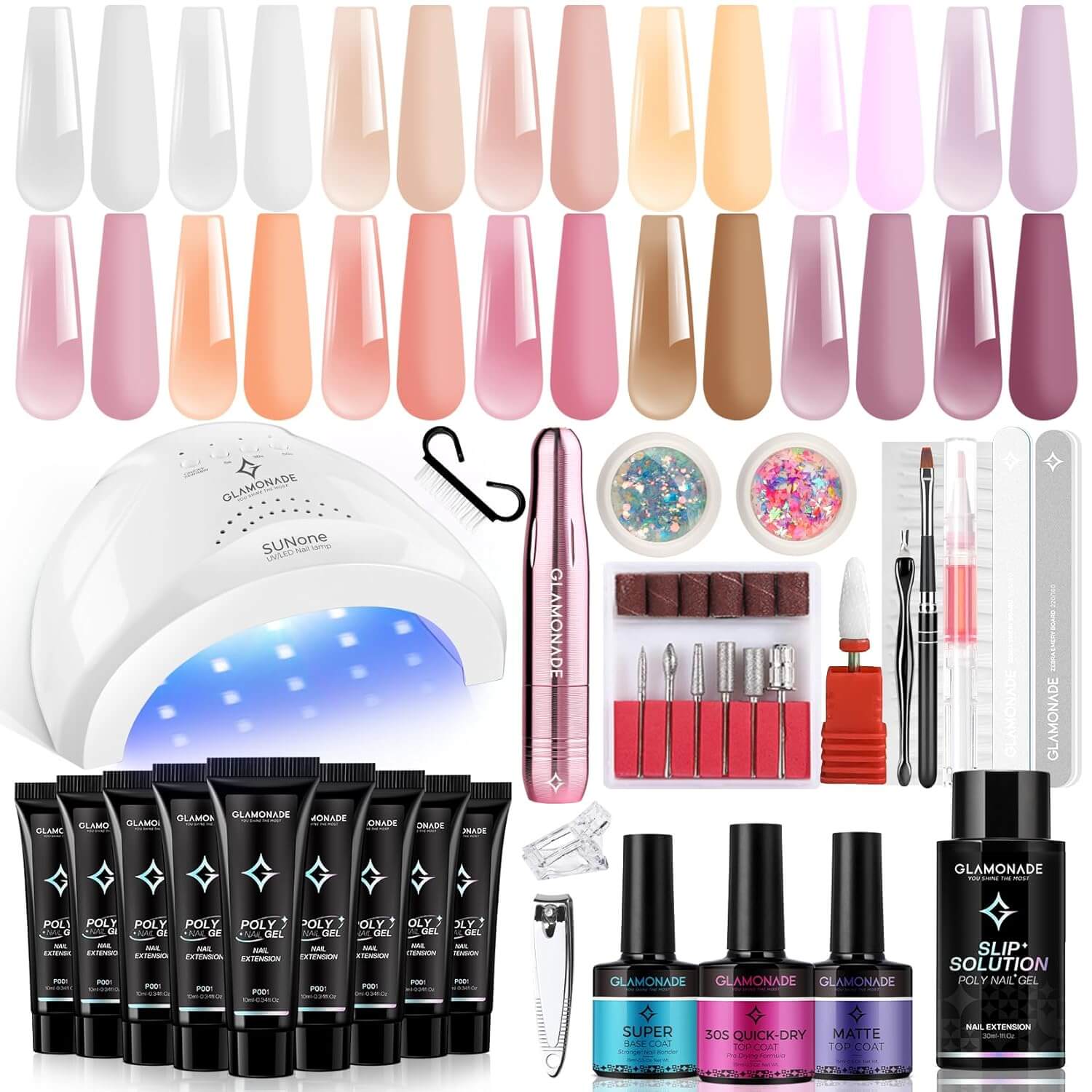 Premium Poly Gel Nail Extension Kits – NailSala