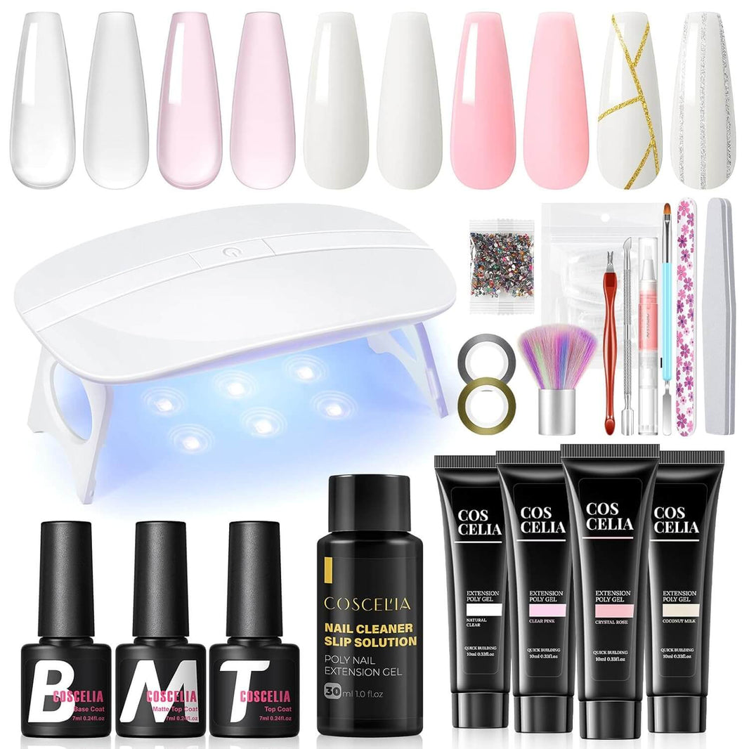 Premium Poly Gel Nail Extension Kits – NailSala