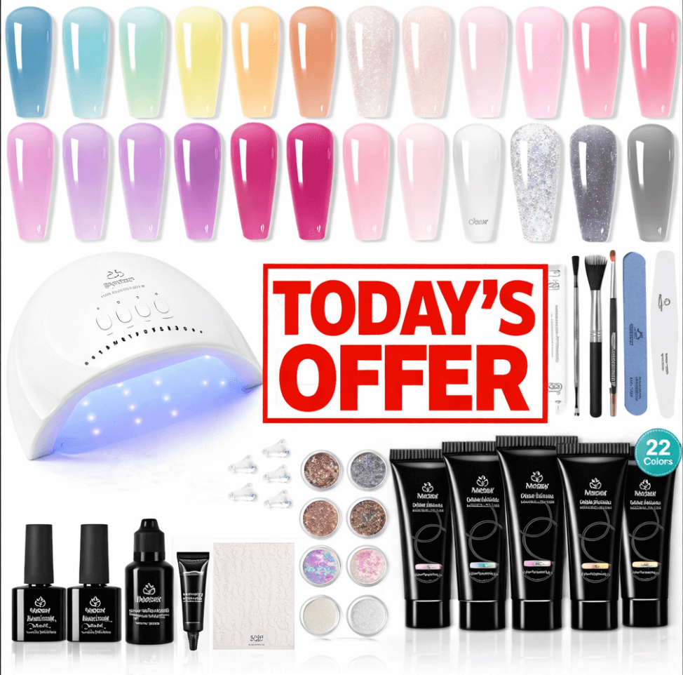 Premium Poly Gel Nail Extension Kits – NailSala